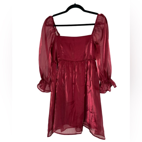 Nordstrom | Dresses | Nordstrom Blu Pepper Deep Red Dress | Poshmark